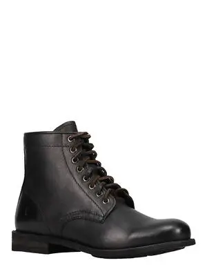 Frye Tyler Flex Lace-up Boots - Black