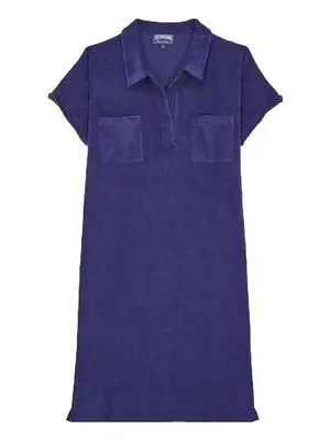 Vilebrequin Terry Jacquard Polo Dress - Minuit