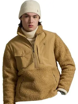 Ralph Lauren Hybrid Half-zip Pullover - Classic Camel