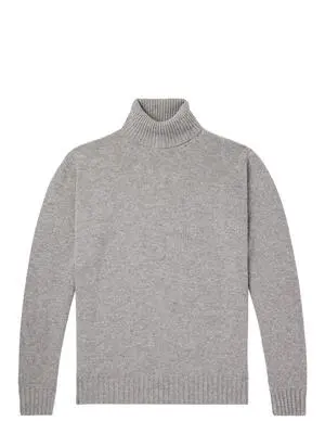 Thom Sweeney Cashmere Rollneck Sweater - Gray