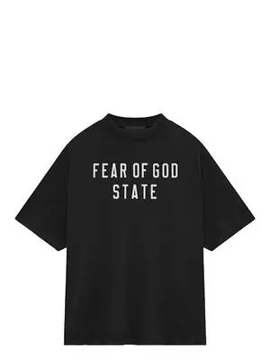 Fear Of God Essentials Heavy Crewneck Sweatshirt Tee Shirt - Black