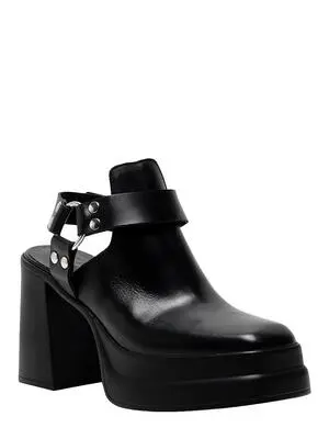Free People Hybrid Harness Booties - Black Leather