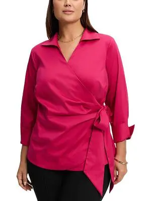 Foxcroft Salina Sol Matte Top Ruby Pink