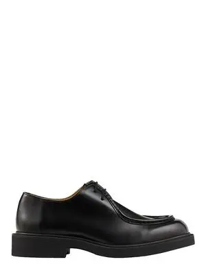 Sandro Patent Leather Derby Shoes - Black