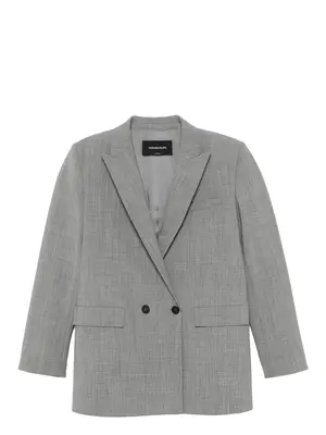 Fabiana Filippi Double-breasted Blazer - Grey