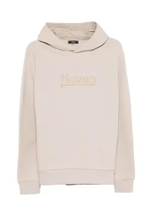 Herno Cotton Hoodie - Neutrals