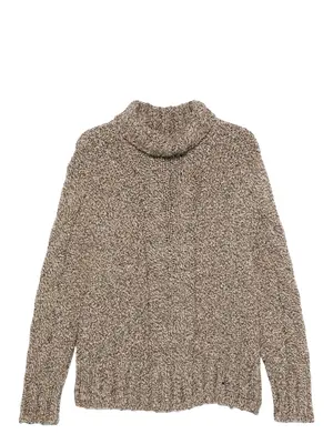 Kiton Marl-knit Sweater - Brown