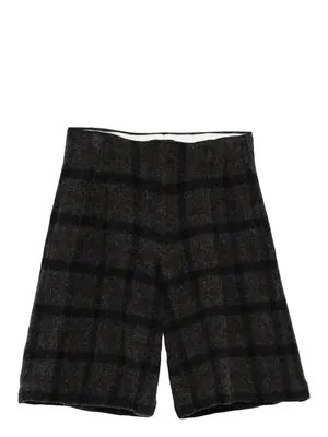 Comme Des Garçons Plaid Shorts - Grey