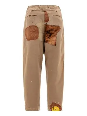 Kapital Katsuragi Gypsy Patch Remake Trousers - Neutrals
