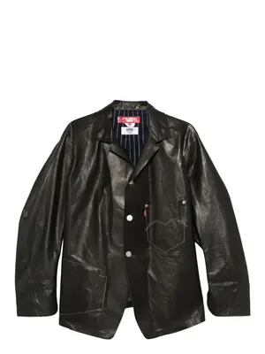 Junya Watanabe X Levis Leather Jacket - Black
