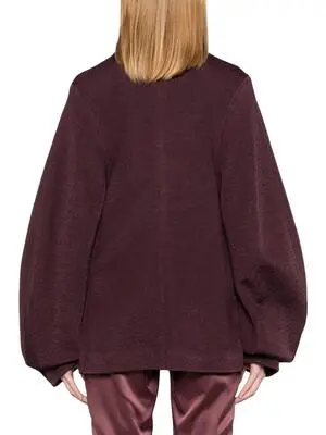 JIL SANDER Textured Interlock Weave Sweatshirt