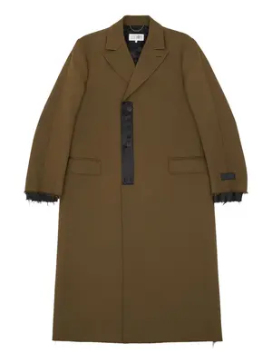 MAISON MARGIELA Numeric Signature Single-breasted Coat - Brown
