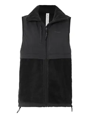 Lululemon Fleece And Glyde™ Shell Vest - Black