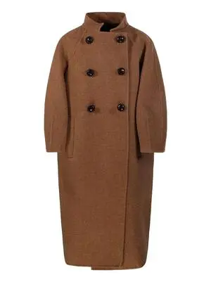 Max Mara Buttoned Coat - Brown