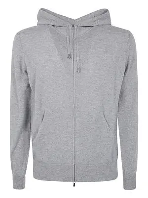 FILIPPO DE LAURENTIIS Filippo De Laurentiis Long Sleeve Full Zip Hoodie
