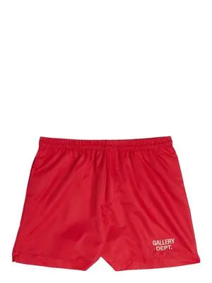 GALLERY DEPT. Zuma Nylon Shorts Red