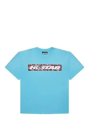 HELLSTAR Box Logo T-shirt - Blue