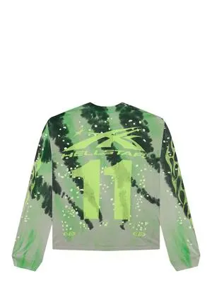 HELLSTAR Tyedye Moto Longsleeve - Green