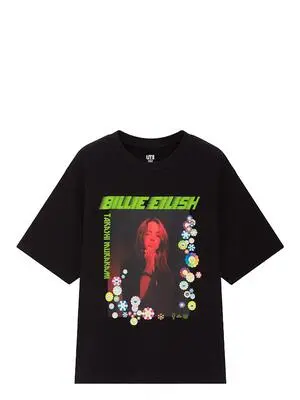 BILLIE EILISH X Takashi Murakami X Uniqlo Photo Tee - Black