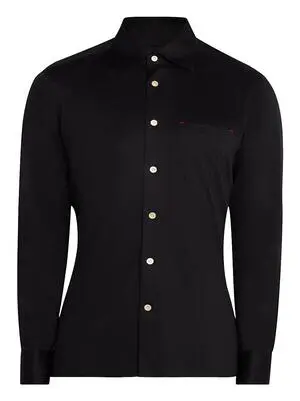 Kiton Nerano Stretch Sport Shirt - Blk
