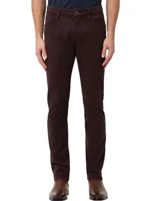 34 Heritage Charisma Relaxed Straight Leg Twill Pants - Burgundy Diagonal
