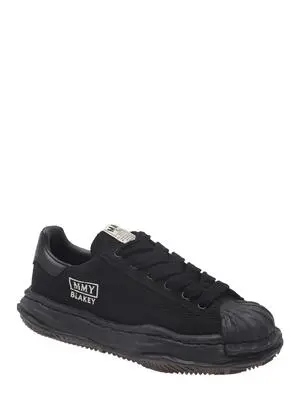 Mihara Yasuhiro Blakey Canvas Sneakers - Black/black