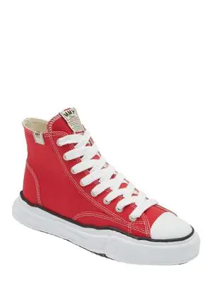 Mihara Yasuhiro Maison MIHARA YASUHIRO Peterson High-Top Sneaker Red