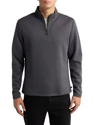 Robert Barakett Robert Barakett Hanwell Half Zip Pullover Grey