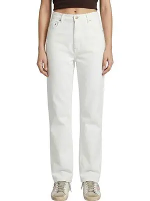 GOLDEN GOOSE Straight Leg Jeans - White