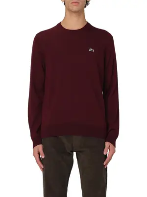 Lacoste Lacoste Crew Neck Sweater Red