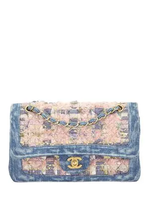 Chanel Classic Double Flap Medium Shoulder Bag - Pink