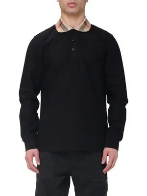 Burberry Cotton Polo Shirt Black