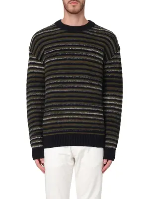 BOSS Striped Sweater - Black