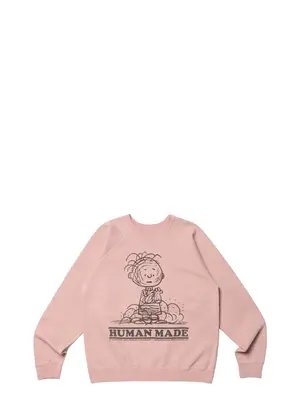 HUMAN MADE X Peanuts #2 Charlie Brown Sweatshirt - Pink