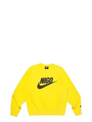 Nike X Nigo Nrg Fleece Crew Sweatshirt - Yellow
