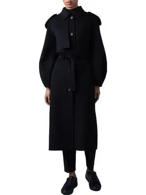 Mackage Ceyla Double-face Wool Coat - Black
