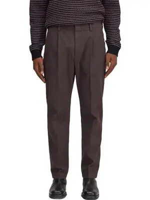 Nn07 Bill 1067 Pleated Dress Pants - Deep Truffle