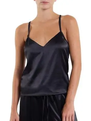 Hanky Panky Satin Camisole - Black