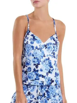 Hanky Panky Hanky Panky Satin Camisole Deja Blue
