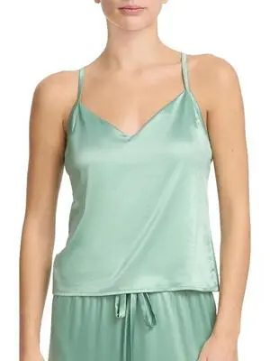 Hanky Panky Hanky Panky Satin Camisole Green Tea