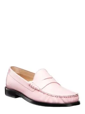 STUART WEITZMAN Lottie Penny Loafer - Pink Marshmallow