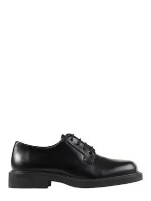 Sandro Patent Leather Derby Shoes - Black