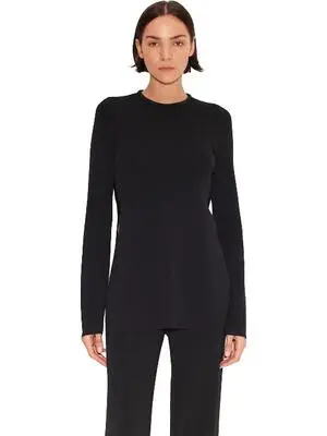 SIMONMILLER SIMONMILLER Canoga Long Sleeve Knit Top Black