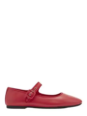 Everlane Day Buckle Mary Jane - Classic Red