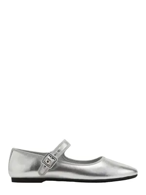 Everlane Everlane Day Buckle Mary Jane Silver