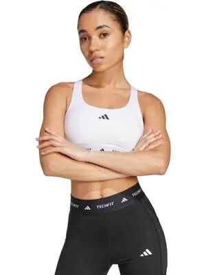 Adidas Techfit Bra - White