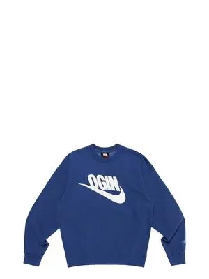 Nike X Nigo Nrg Fleece Crew Sweatshirt - Navy Blue
