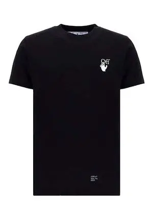 Off-White Carav Arrow Short Sleeve Slim T-shirt - Black