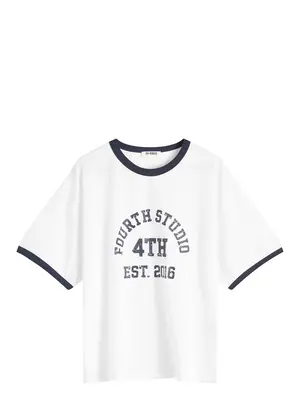 4TH & RECKLESS Exclusive Finn T-shirt - Cream