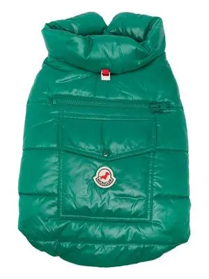 MONCLER X POLDO Logo-patch Gilet - Green